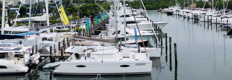 Fountaine Pajot Catamaran repaired by Service from Hurricane Irma damage.